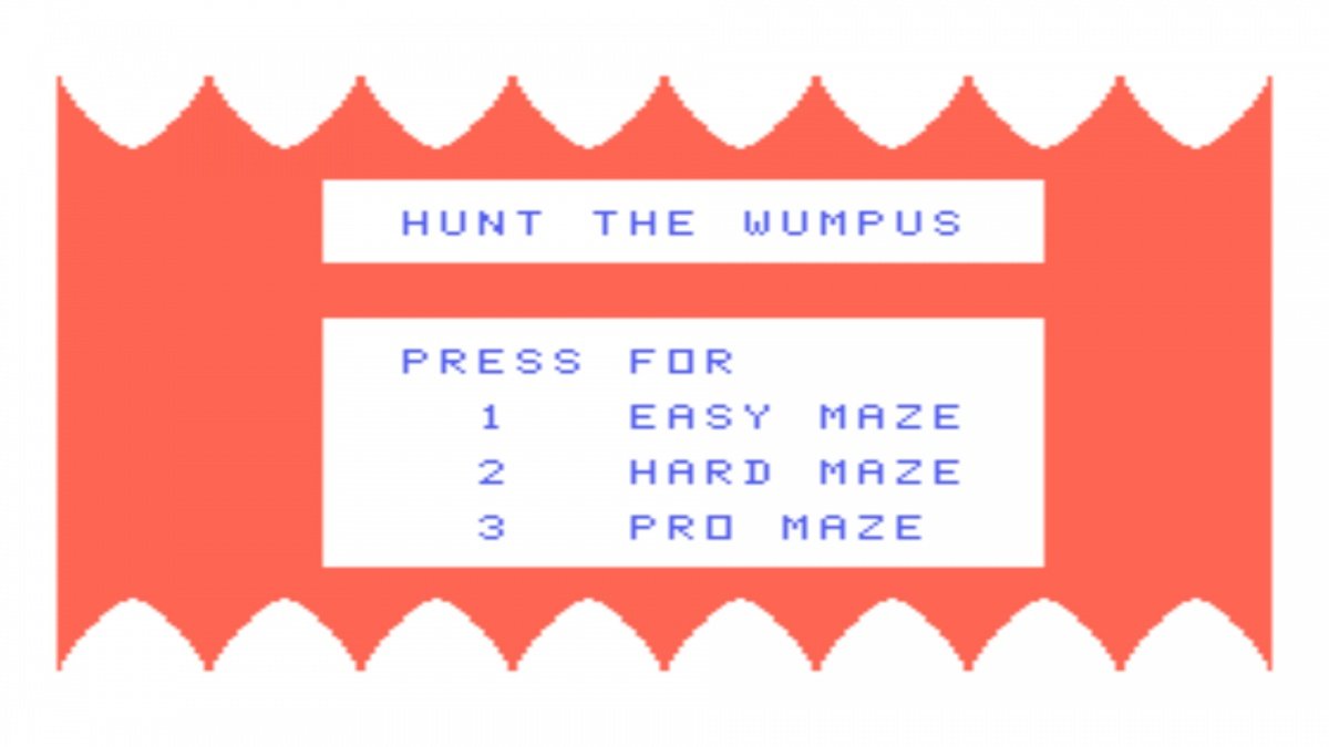 Hunt the Wumpus - TI-99/4A-Pedia